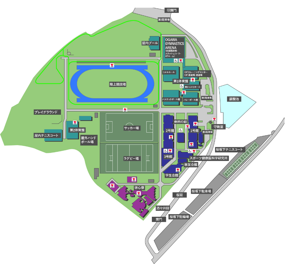 キャンパス施設｜スポーツ健康科学部｜順天堂大学